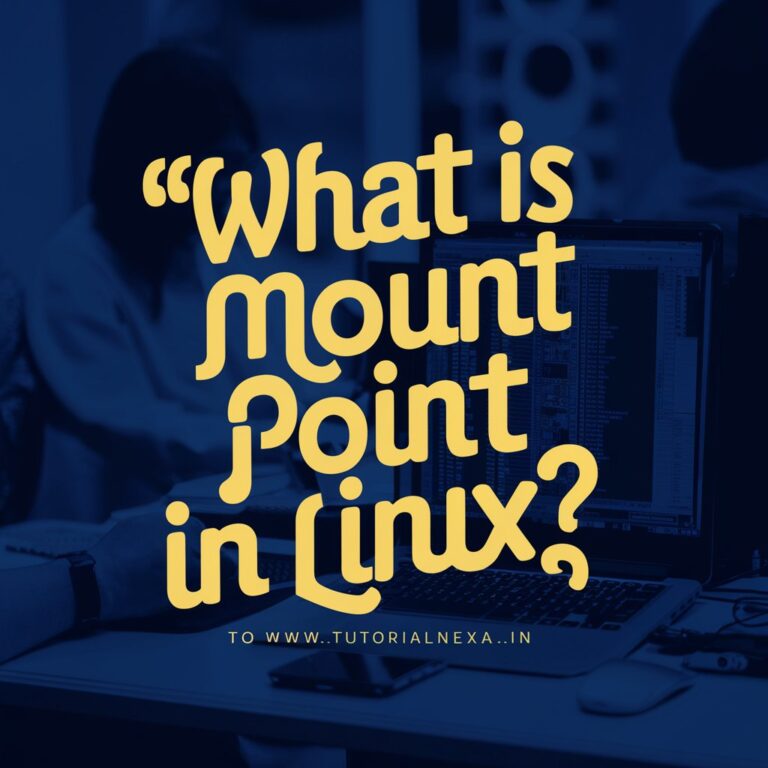 What is mount point in Linux? – TutorialNexa