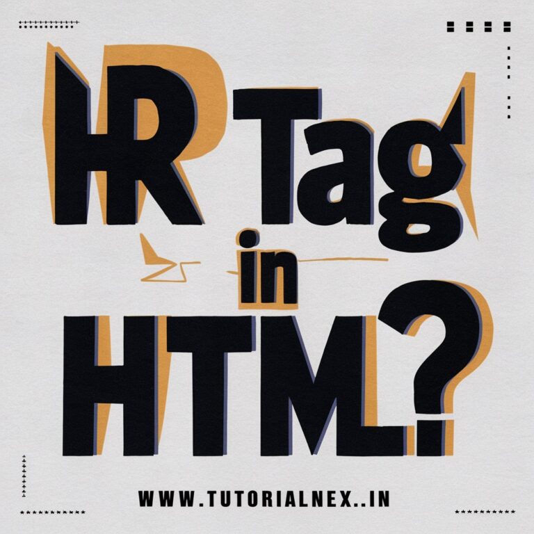 What is tag in HTML? – TutorialNexa